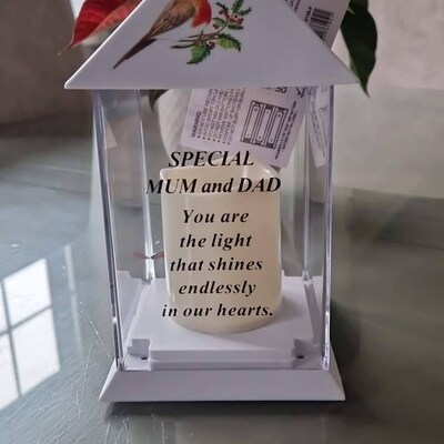 Grandad Memorial Black Gold Resin Memorial Lily Heart Stick - Etsy UK