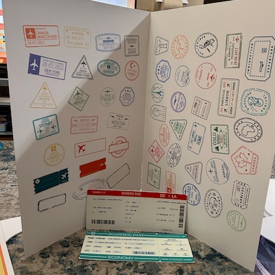 Printable US Passport for Kids, Pretend Passport Book for Travel ...