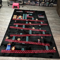 Arcade Rug, Arcade Room Rug, Arcade Saloon Rug, Arcade Gifts, Game Room ...