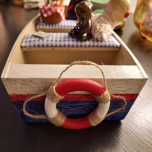 Miniature Dollhouse Life Preserver, Mini Beach House Decoration - Etsy