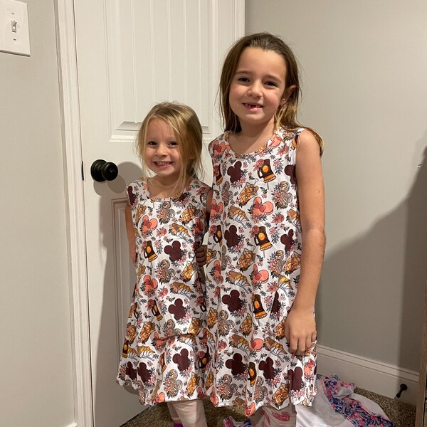 Disney Epcot Dress Mickey Mouse World Flags Girls Epcot Dress Disney ...