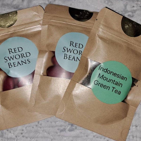 10 Red Sword Bean Seeds for Growing - Etsy