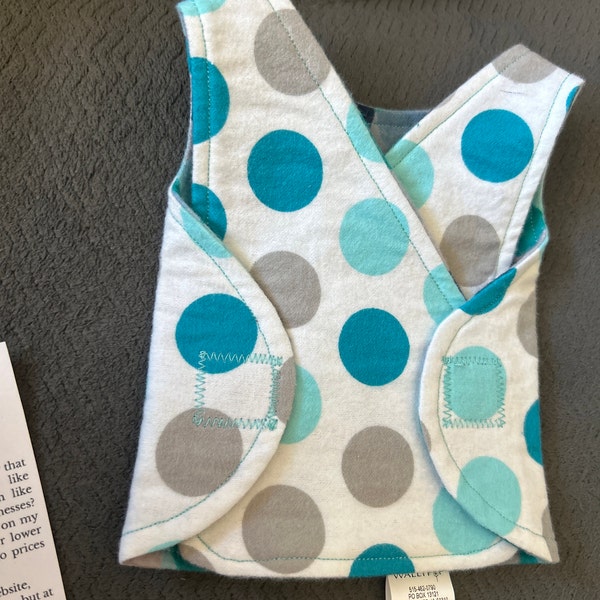 Custom Made Preemie Hospital Gown. NICU Smock. Sizes for Babies 1-11 Lb ...