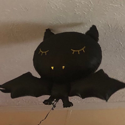 Giant Black Bat Balloon Halloween Balloons Halloween - Etsy