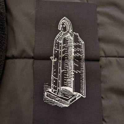 Guillotine/occult Patch/ Long Sew on Patch/ Back Patch/ Occultism ...