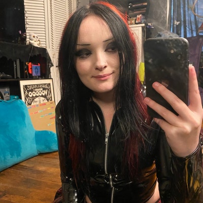 Super Low Rise Boot Cut Pants by Suzi Fox in Stretch Gloss - Etsy