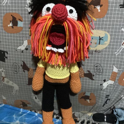 ANIMAL Muppet PDF Crochet Pattern the Muppet Show the Electric Mayhem ...