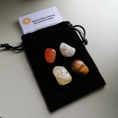 Sacral Chakra Healing Stones, the Second Chakra, Chakra Stones, Crystal ...