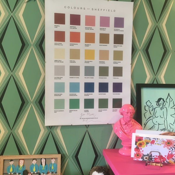 Colours of Sheffield Print (version 2) - Etsy UK