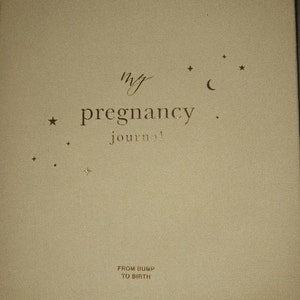 My Pregnancy Journal, Expectant Mother Gift, Pregnancy Planner Pearl ...