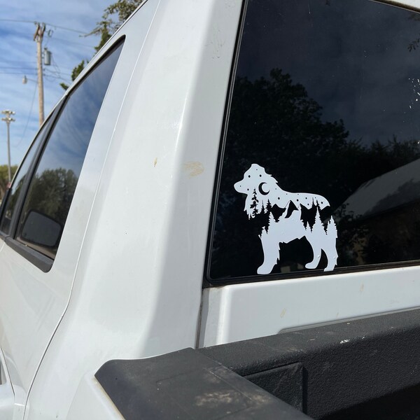 Adventure Aussie Decal, Aussie Nature Bumper Sticker, Dog Mom, Dog ...