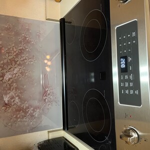 Glass Stove Backsplash Panel, Kitchen Backsplash Tile, Chopping Board ...