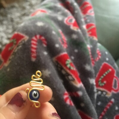 Nose Cuffs With Evil Eye, Nose Cuffs, Fake Nose Rings, Nose Cuff No ...
