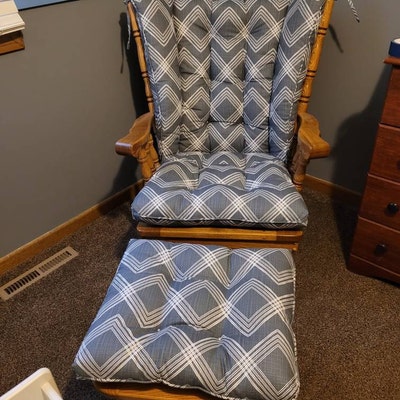 Wingback Rocker/ 4 Post Rocker/glider Cushions/rocker Cushions/ Rocking ...