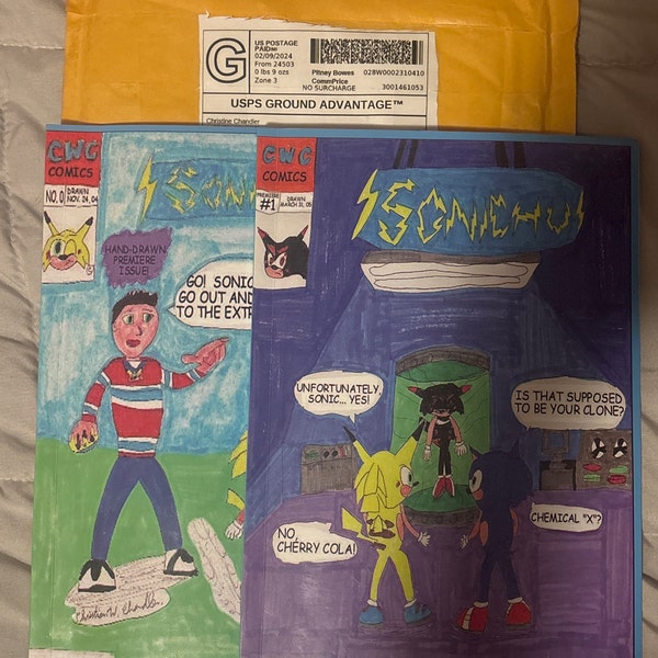 SONICHU Vol 1: Autographed Print Comic - Etsy