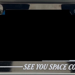 Swordfish See You Space Cowboy License Plate Frame Free Shipping ...