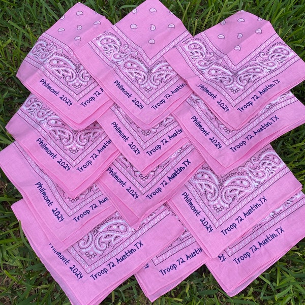 Personalized Bandana // Custom Bandana - Etsy