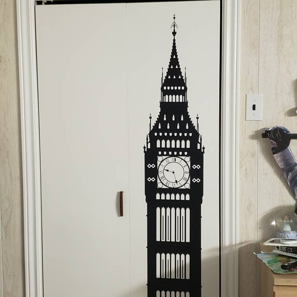 Big Ben London Wall Window Stickers Decals Vinyl Home Decor Colourful ...
