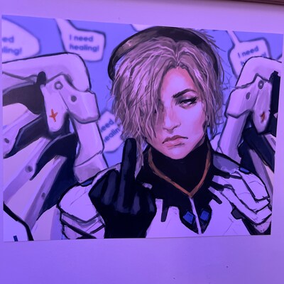 Overwatch Mercy Main I Need Healing Poster - Etsy