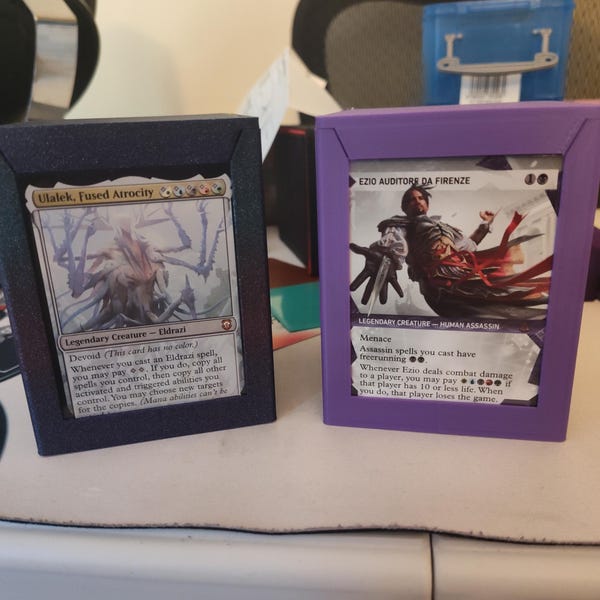 MTG Custom Deck Box Magnetic Display 100 EDH Commander - Etsy