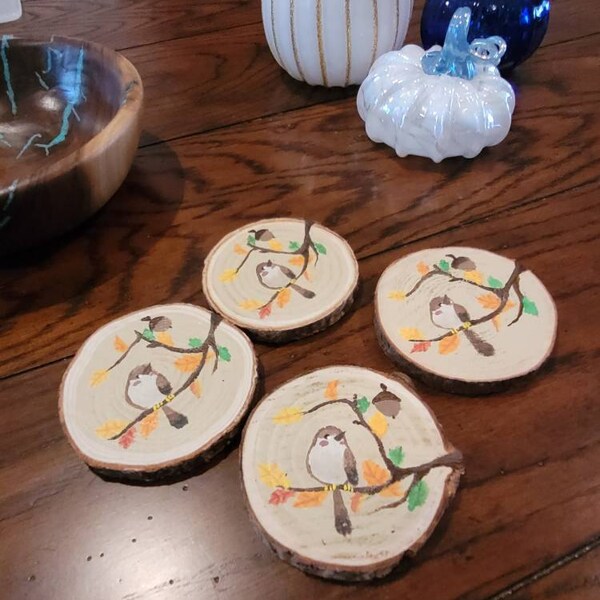 Studio Ghibli Totoro Coasters, Set of 4, Printed on Wood - Etsy