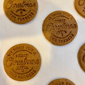 Personalized Cookie Cutter for Christmas, Stamp With Family Name ...