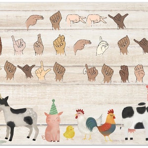 ASL Alphabet Drawings- American Sign Language, 54 Images All 26 Letters ...