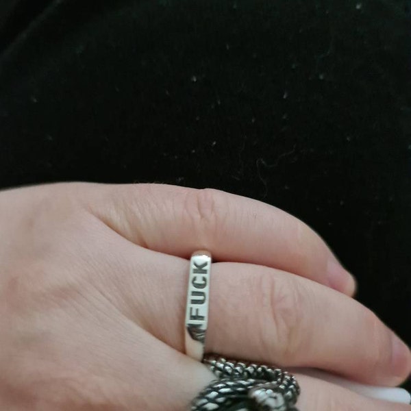 Mickey Mouse Ring Sterling Silver Ring Signet Ring Mickey Ring Engraved ...