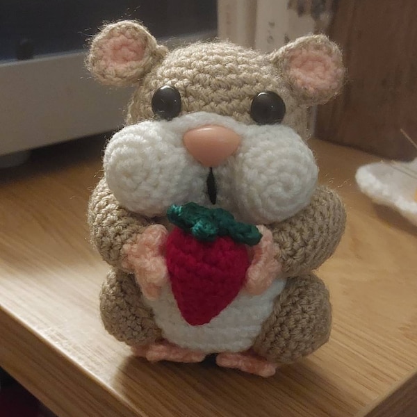Häkelanleitung - Hamish der Hamster - Amigurumi - Etsy.de