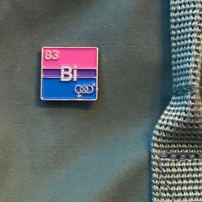 Bisexual Pride Badge Queer Chemistry Lgbtqi Lgbt Pride Bisexual - Etsy