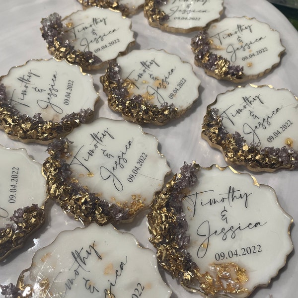 Personalized Epoxy Resin Art, Personalized Epoxy Wedding Resin Gift ...