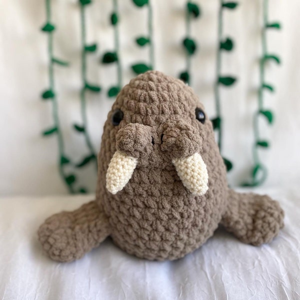PATTERN/INSTRUCTIONS Walrus, Amigurumi Pattern, Walrus Pattern, Crochet ...