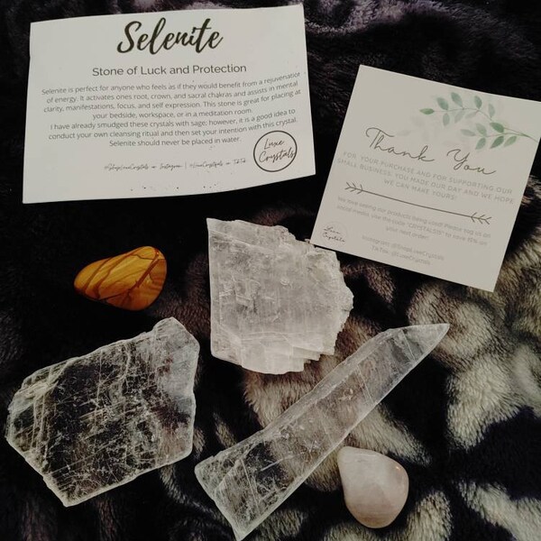 REAL Selenite - Selenite Window Stone, Selenite TV Stone | Natural True ...