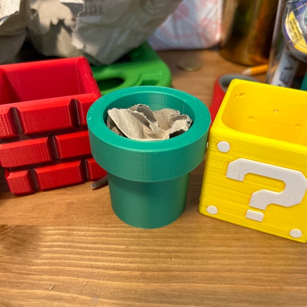 Super Mario Planters Flower Pots Super Mario Planter Office Decor Home ...