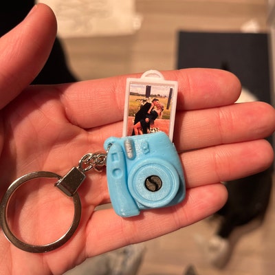 Mini Camera Keychain and Your Own Personalized Photo. Camera Keychain ...