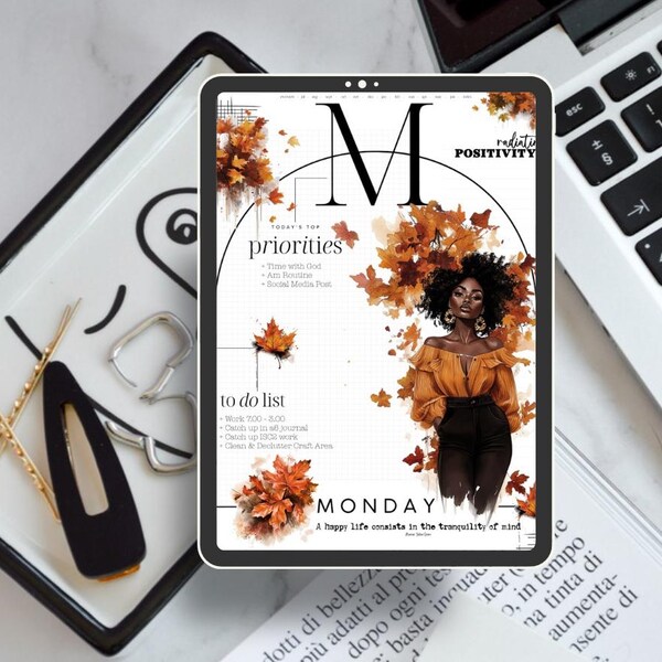 Black Girl Life Planner 2024 Planner Black Girl Planner Digital Planner ...