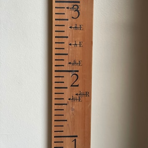 DIY Growth Chart Ruler Vinyl Decal Kit ONE EXTRA Foot | Etsy