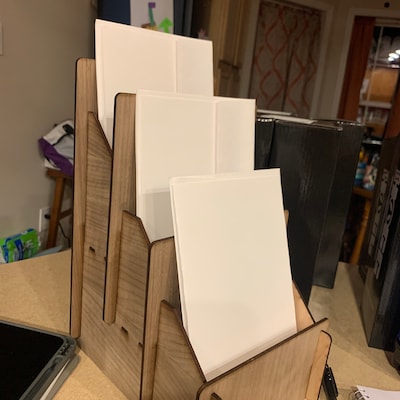 5x7 Card Journal Stand SVG Ai Laser Cut Files INSTANT DOWNLOAD - Etsy