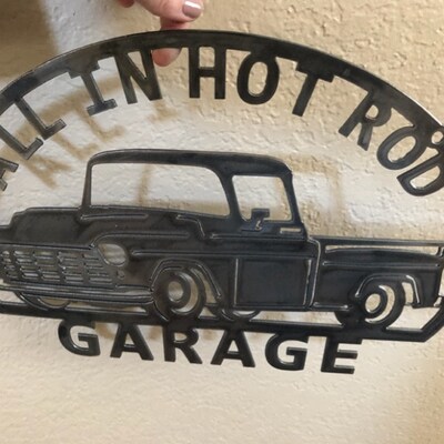 1955 1956 Classic Truck Garage Metal Sign - Etsy