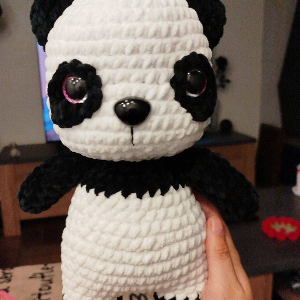 Panda Bao Crochet Pattern, Crochet Panda, Amigurumi Panda, Stuffed ...