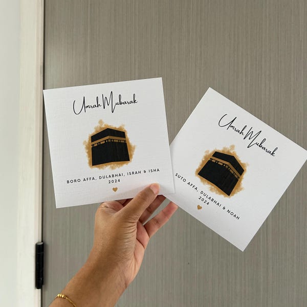 Personalised Nikkah Card, Nikkah Mubarak, Shaadi Mubarak, Nikkah Gift ...