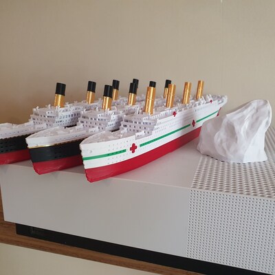 12 HMHS Britannic Model, Britannic Toy, Titanic Toy, Titanic Toys, RMS ...