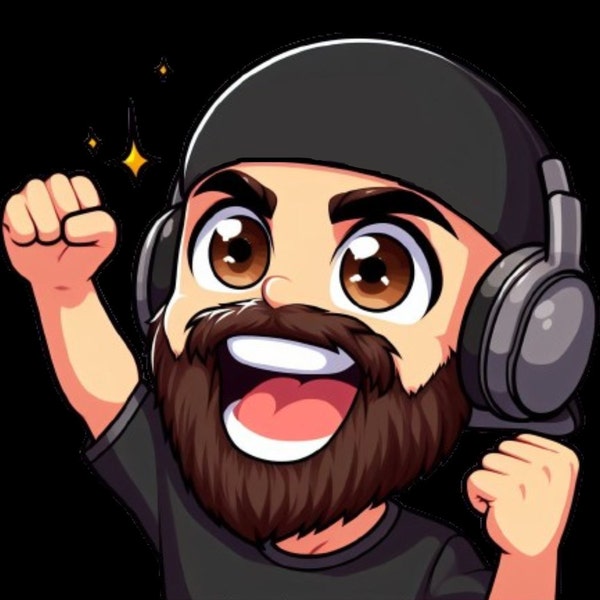 20 Twitch Emotes Bundle - Cute Chibi Gamer Boy Emote Pack - Streamer ...