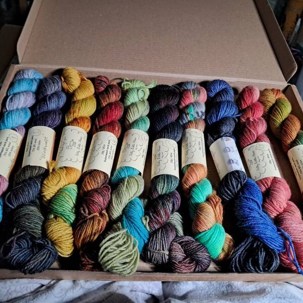 Purple Haze - 20g Mini Skein - 4ply Platinum Sock Yarn - 75/25 BFL ...