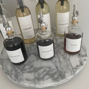 Modern Circle Pantry Food Labels Customizable Round - Etsy