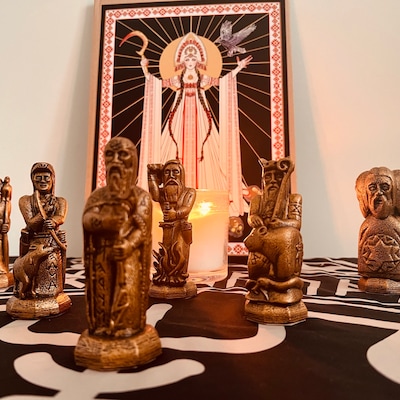 MORANA Marzanna Print Slavic Goddess Slawische Göttin Déesse Slave Dea ...