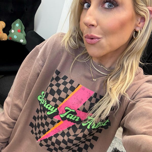 Personalized Spray Tan Artist Shirt Certified Spray Tan Tech Gifts ...