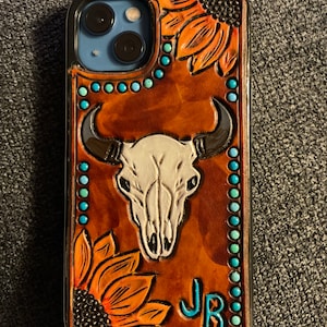 Custom Bullskull Phone Case - Etsy