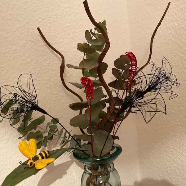 Lilies. Wire Bouquet. Wire Flowers. - Etsy