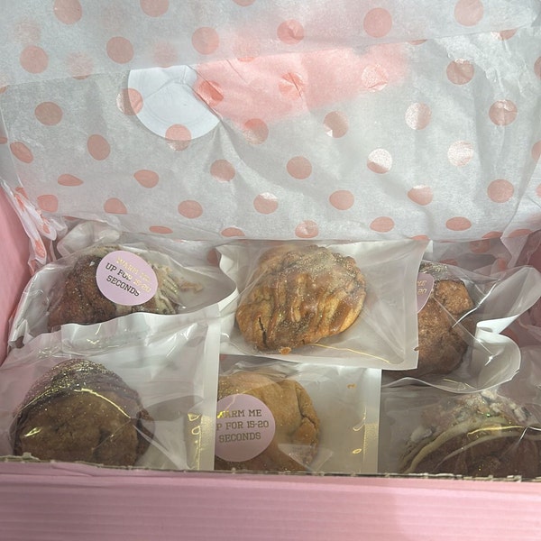 Biscoff & Chocolate Protein Cookie Box - Etsy